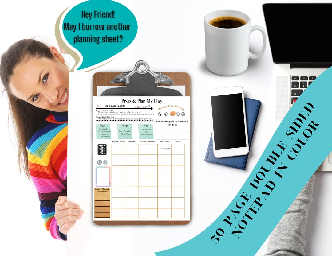 Not Your Average Teacher Planner/reflection Journal (NOTEPAD & DRY ...