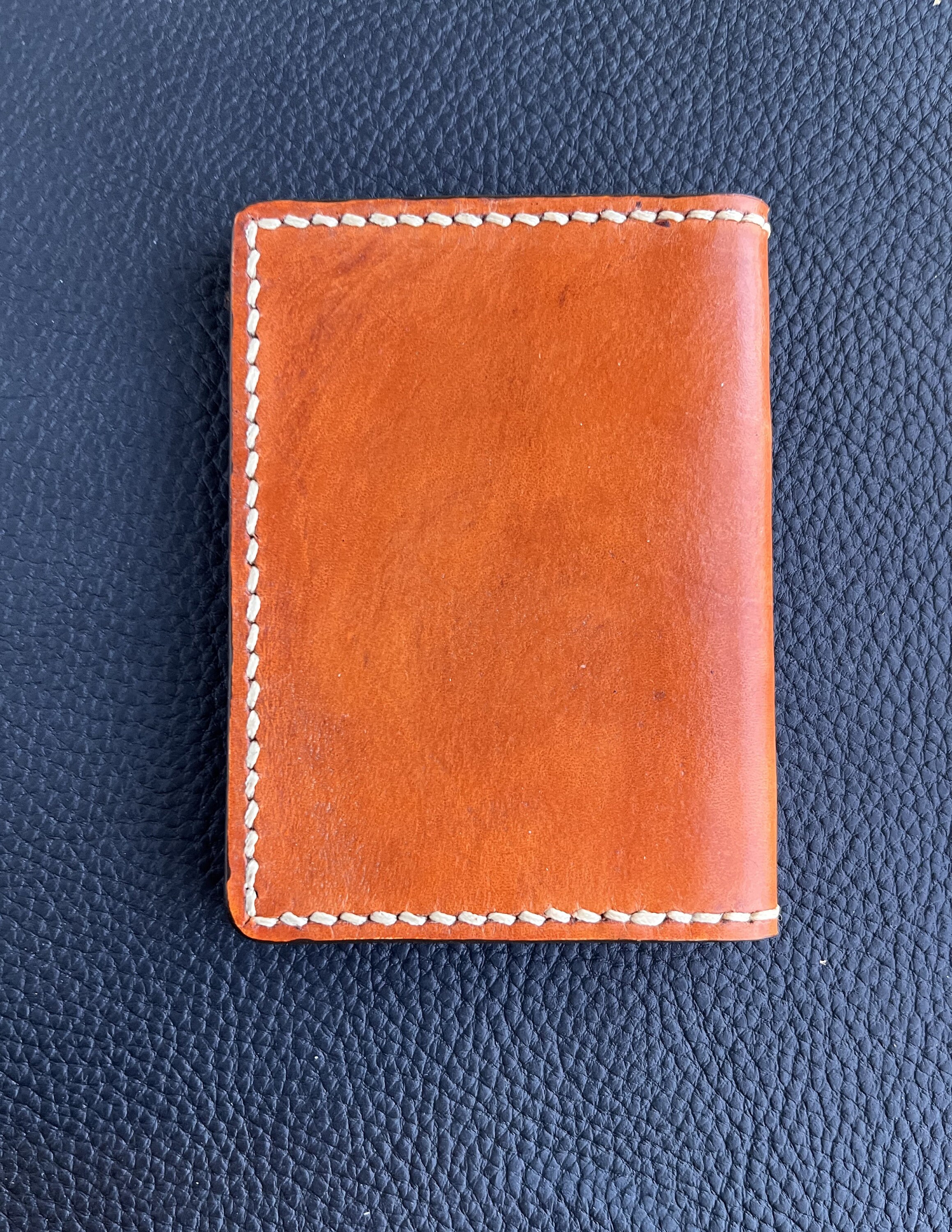 Black Labrador Dog Tan Brown All Leather 4 Pocket Minimalist Wallet ...