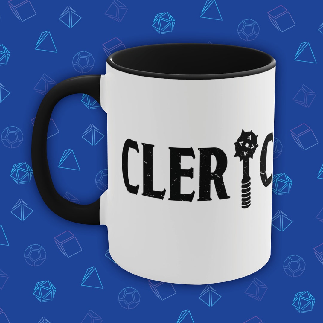 Cleric Mace Color Dnd Mug Dungeons and Dragons Mug Dungeon - Etsy