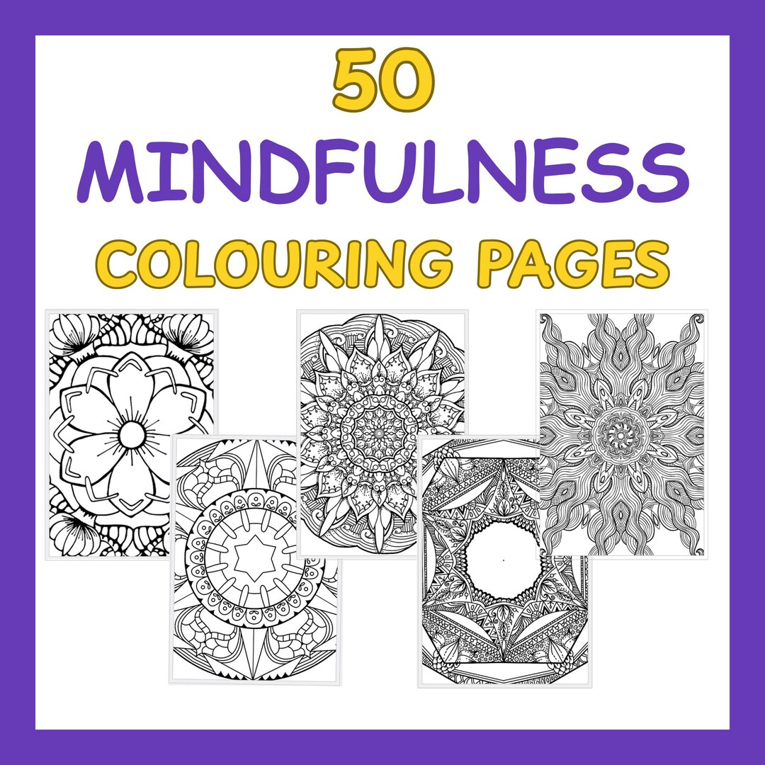 Mandala Colouring | Mindfulness | Digital | Kids | Adults | Wellbeing ...