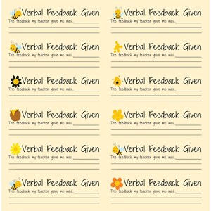 Verbal Feedback Marking Teacher Teaching Supplies Educational ...