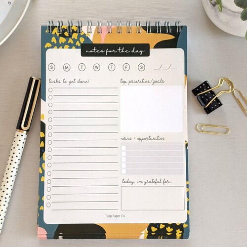 Daily Planner Notepad to Do List Notepad Daily Schedule - Etsy