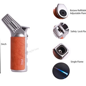 Tesla® Coil Lighters Heavy Meta Single Flame Torch Lighter - Etsy