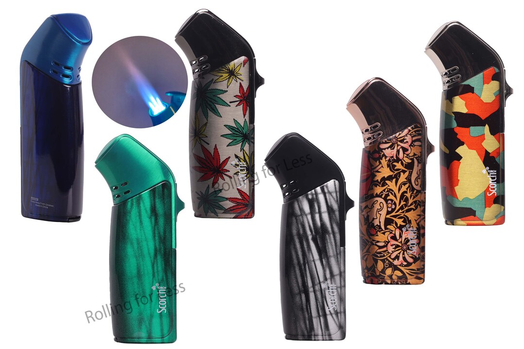 Scorch Torch Triple Flame 45 Degree Mini Table Torch Lighter - Etsy