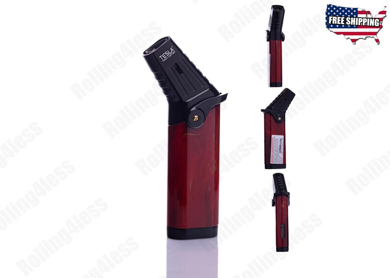 Tesla Coil Lighters Easy Grip Angle Triple Flames Torch Lighter - Etsy