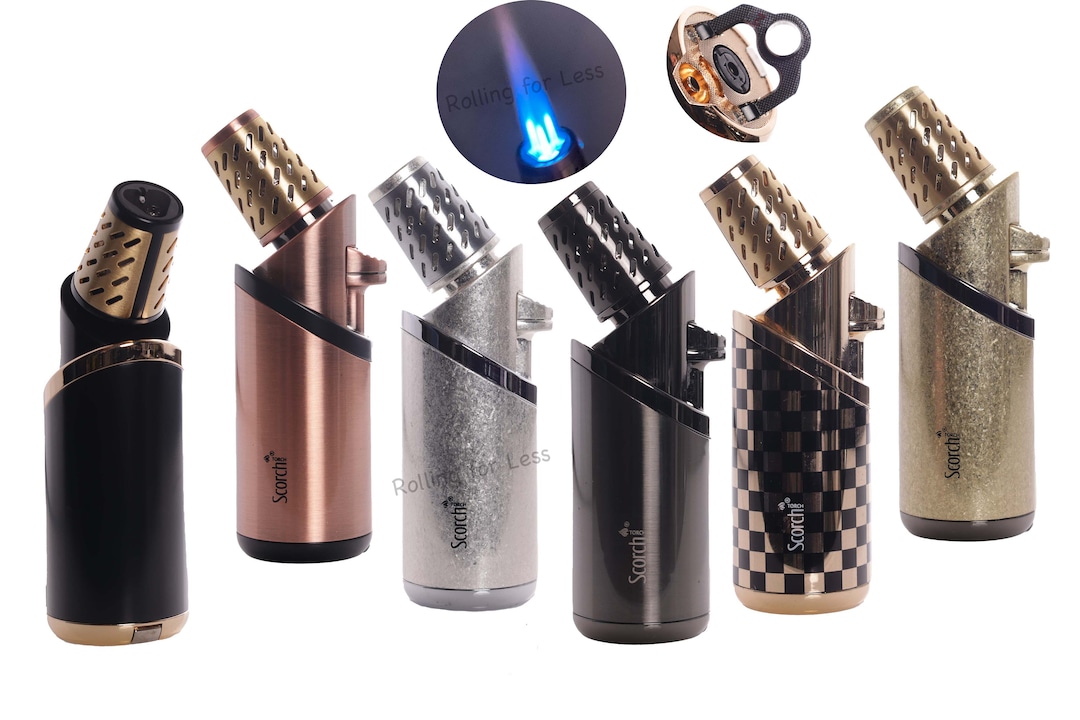 Scorch Torch Triple Flame Torch Lighter W/cigar Punch - Etsy