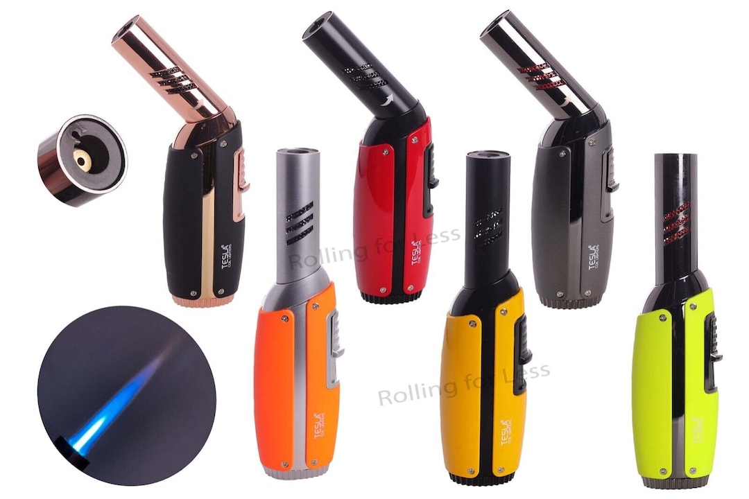 Tesla Coil Lighters Adjustable Angle Single Flame Torch Lighter - Etsy