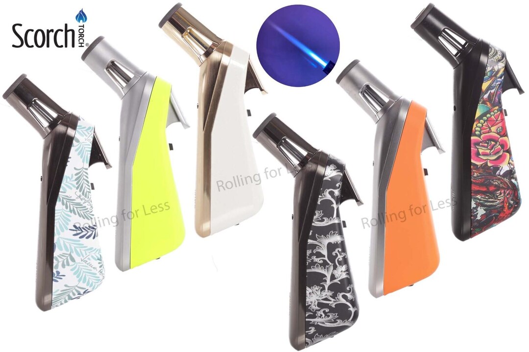 Scorch Torch 60 Deg Angle Single Flame Butane Refillable Torch Lighter ...