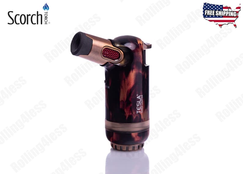 Tesla Coil Lighters Easy Grip Angle Single Flame Torch Lighter - Etsy