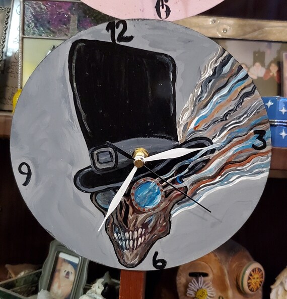 Custom Handpainted Clocks | Etsy