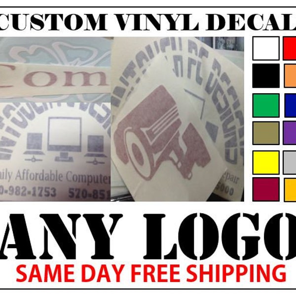 Logo Vinyl Decal - Etsy
