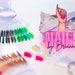 Nail Tech Logo Design, Nail Logo, Logo for Business, Pink Neon Clipart ...