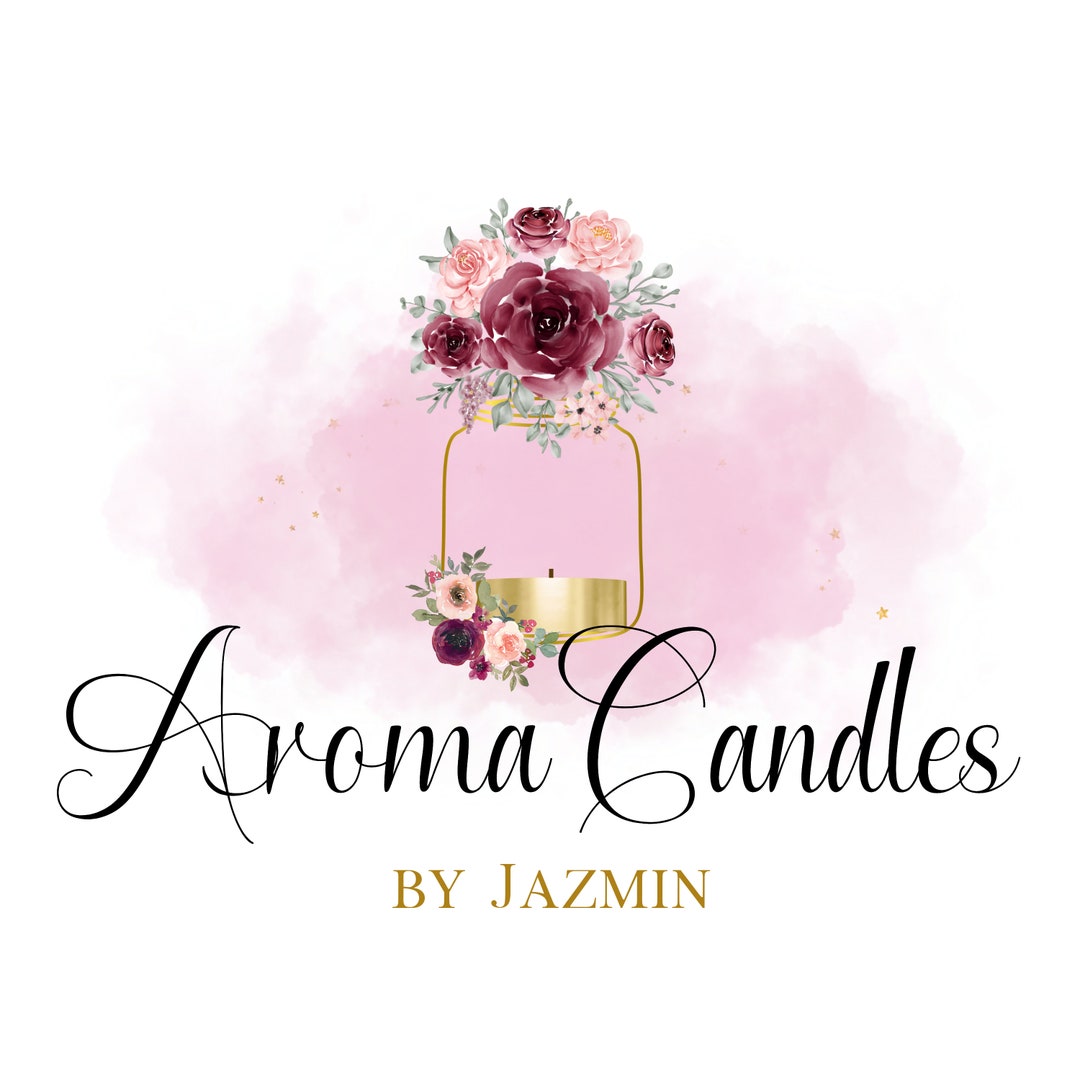 Candle Logo Design Custom Candle Business Logo Premade - Etsy