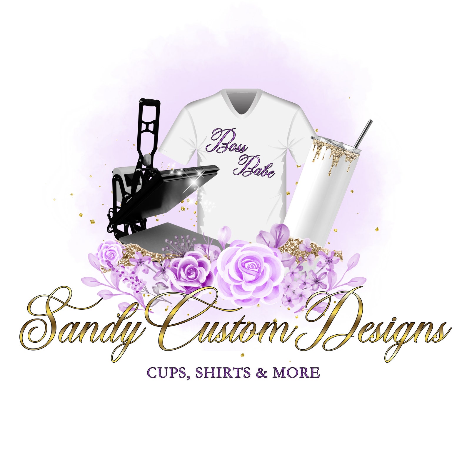 Crafting Logo Design Heat Press Logo Template DIY Cricut - Etsy