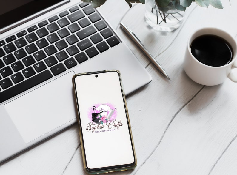 Crafting Logo Design, Heat Press Logo Template, DIY Cricut Tumblers T ...