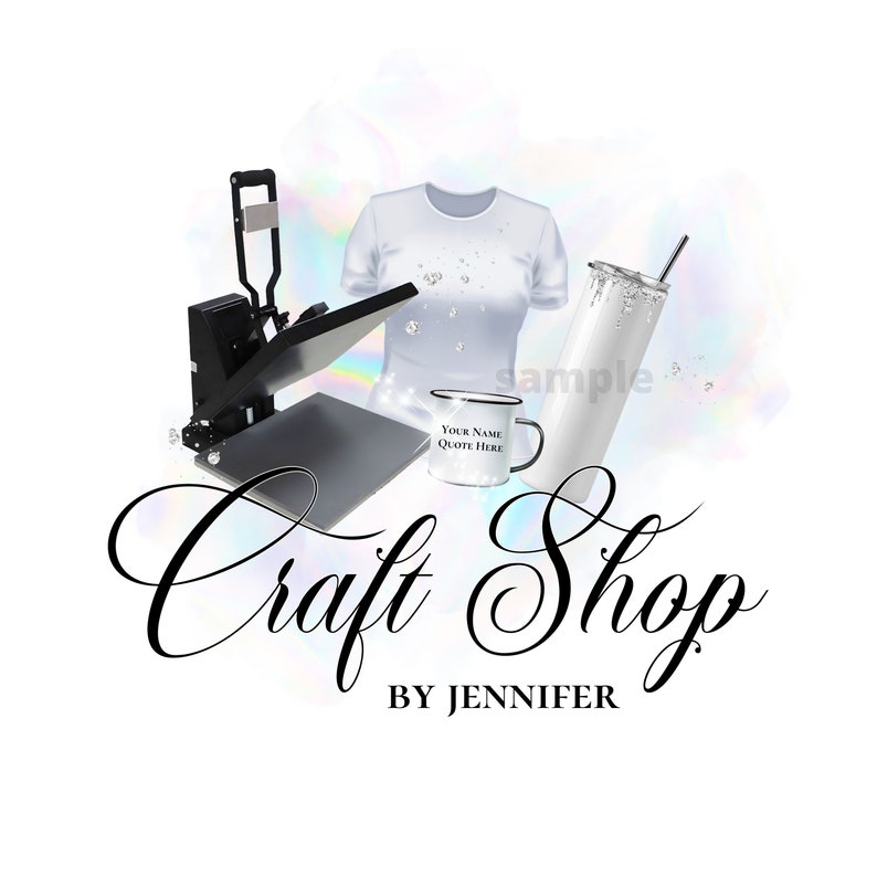 Craft Business Logo Sublimation Heat Press Machine Logo - Etsy