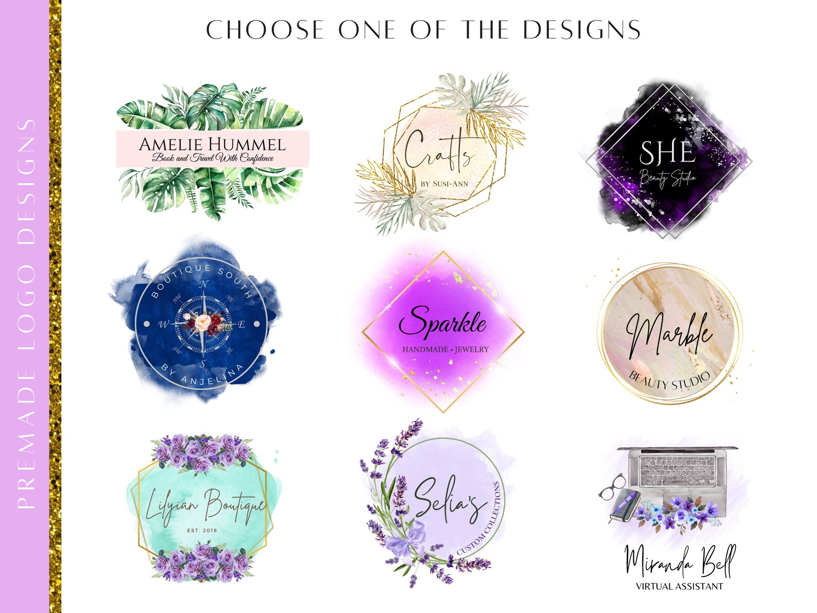 Logo Design Watermark Signature Logo Affordable Price - Etsy