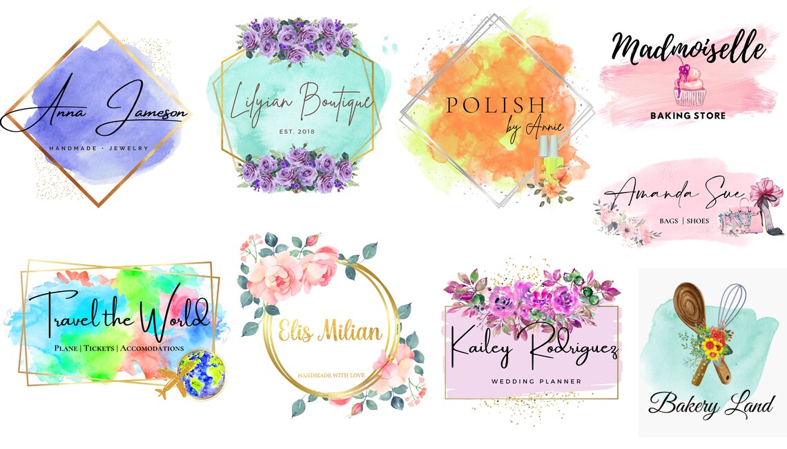 Logo Design Watermark Signature logo Affordable Price | Etsy