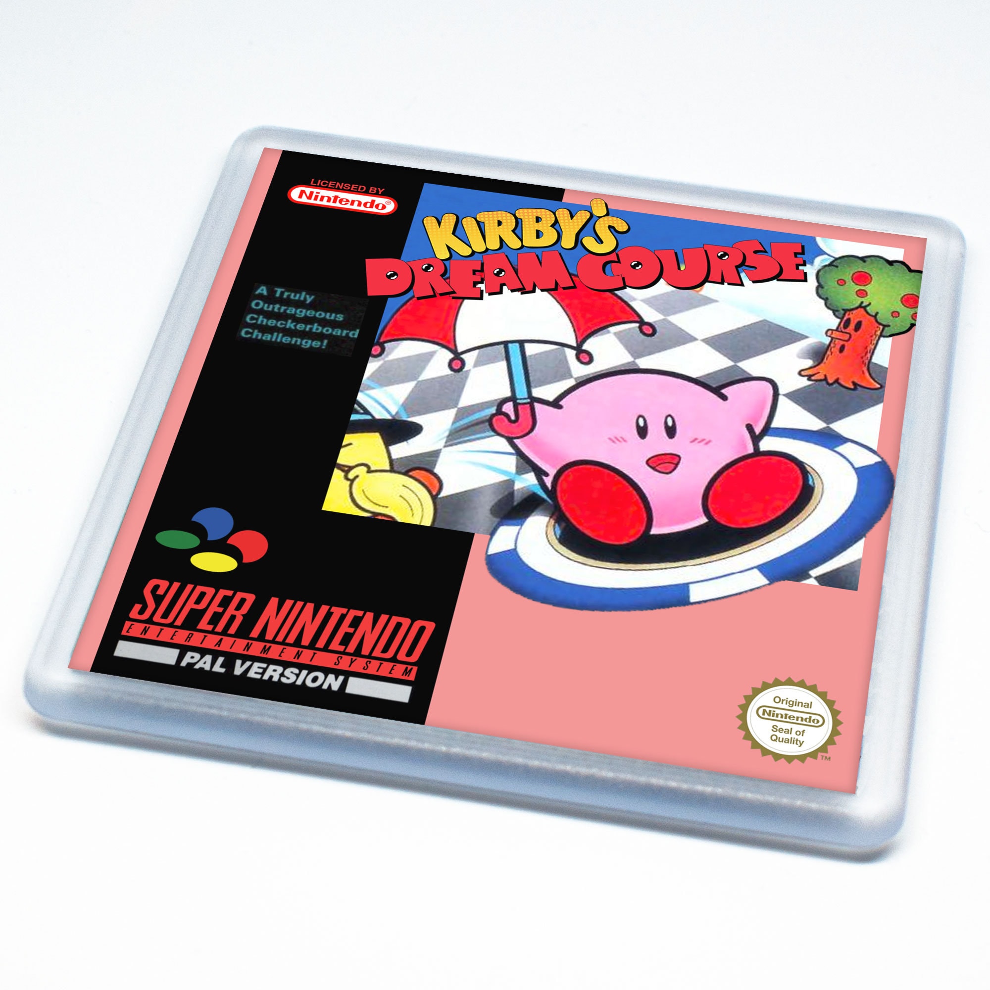 Kirby's Dream Course SNES Coaster Retro Games Drinks - Etsy UK