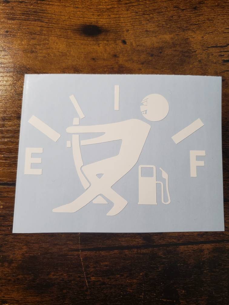Gas Gauge Decal, Car Decal, Gas Price Sticker, Gift for Friend - Etsy