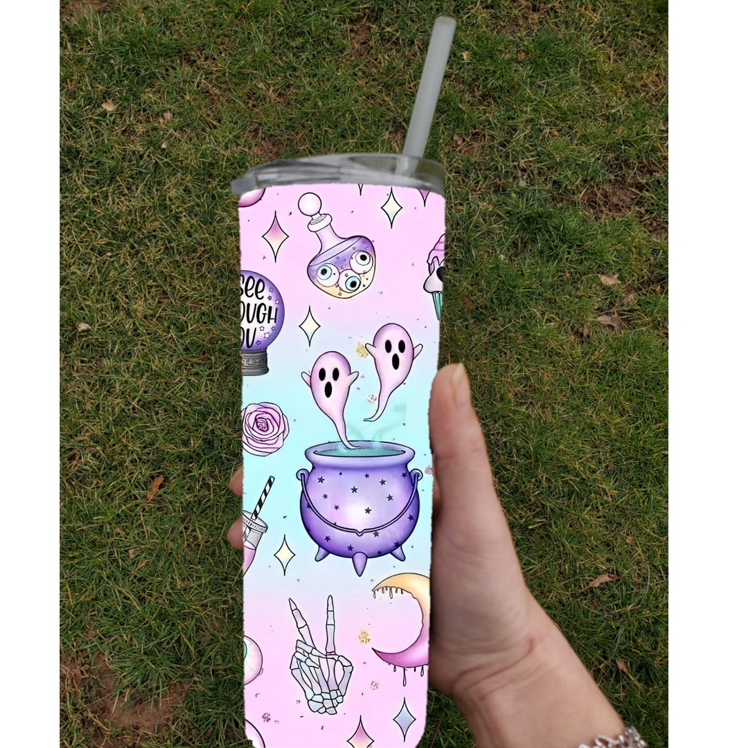 Pastel Goth Cup, 20oz Tumbler, Goth Design, Cup With Straw, Travel ...
