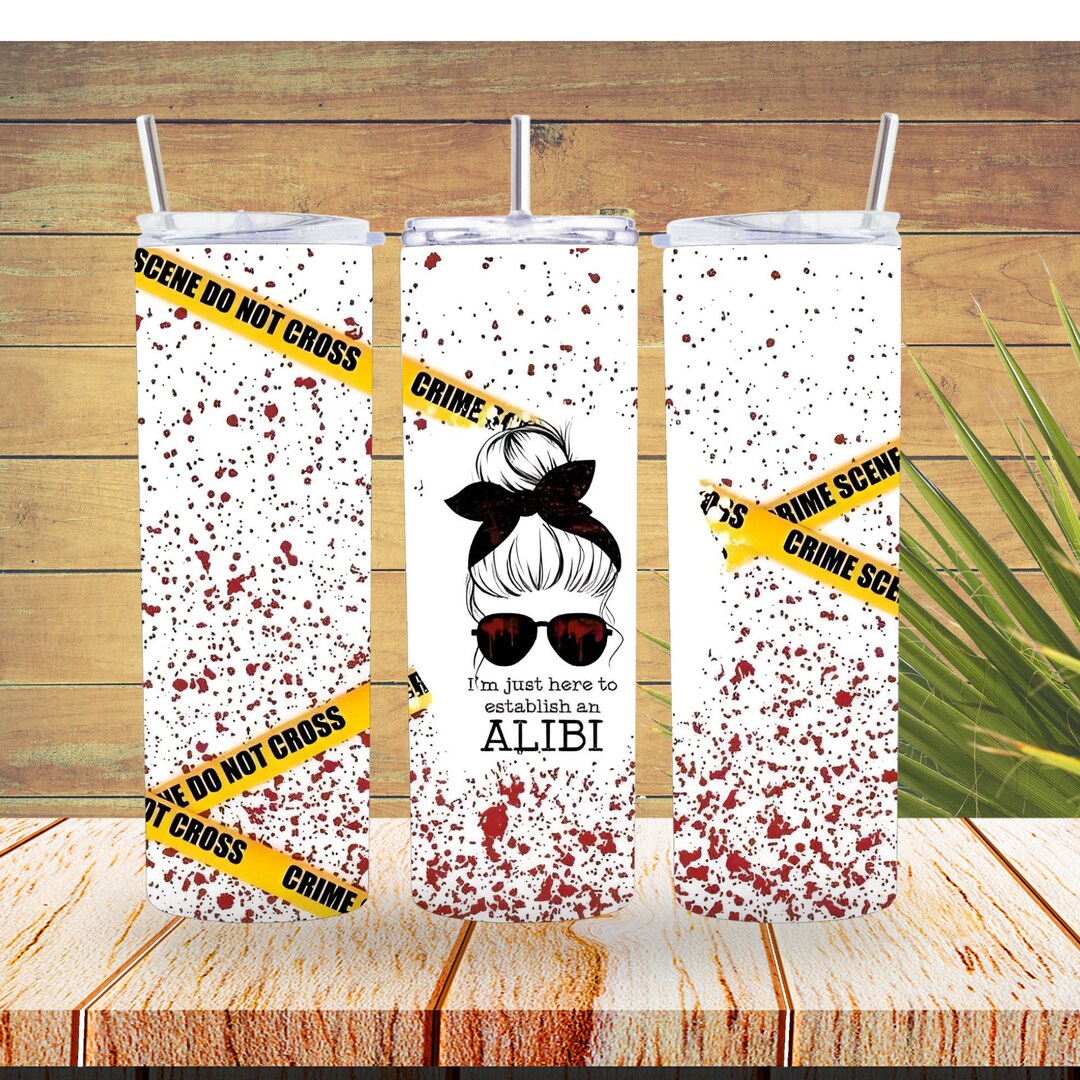 True Crime Tumbler, True Crime Lover, Crime Shows, Cup With Straw - Etsy