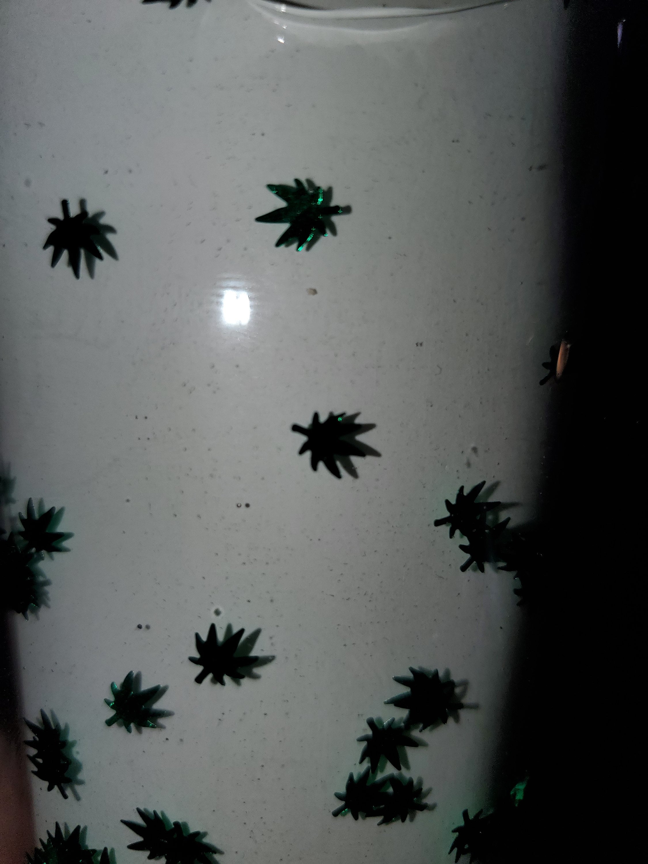 Snow Globe Glitter Cold Cup, Personalized Tumbler, Custom Cup, Pot Leaf ...