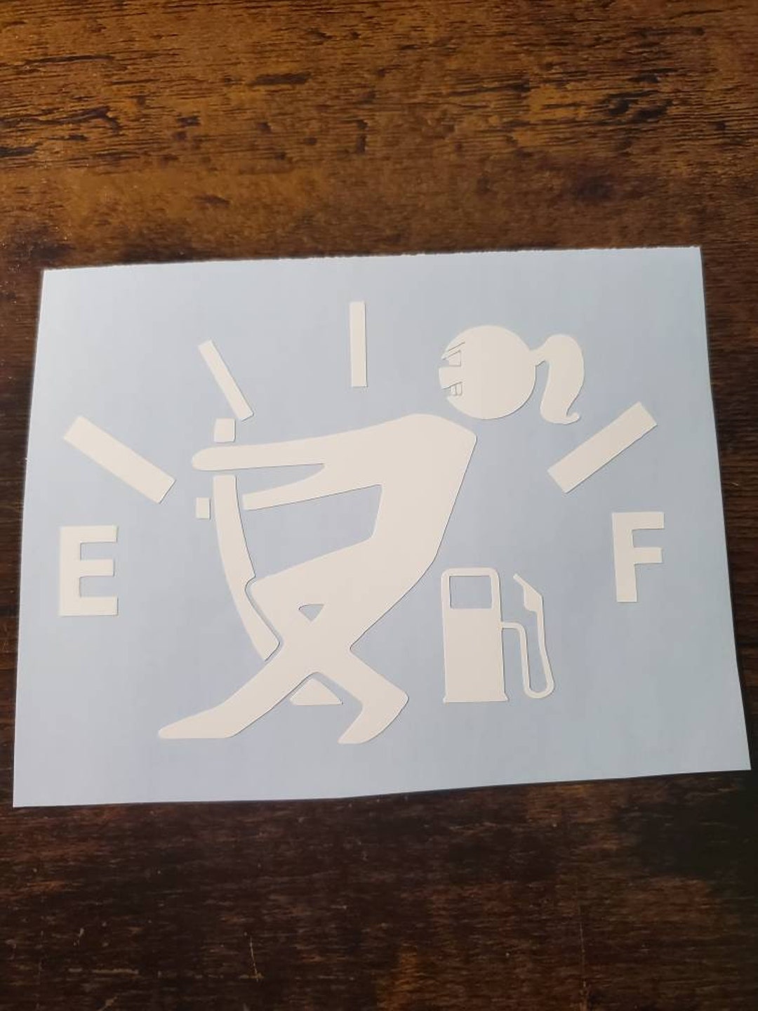 Gas Gauge Decal, Car Decal, Gas Price Sticker, Gift for Friend - Etsy