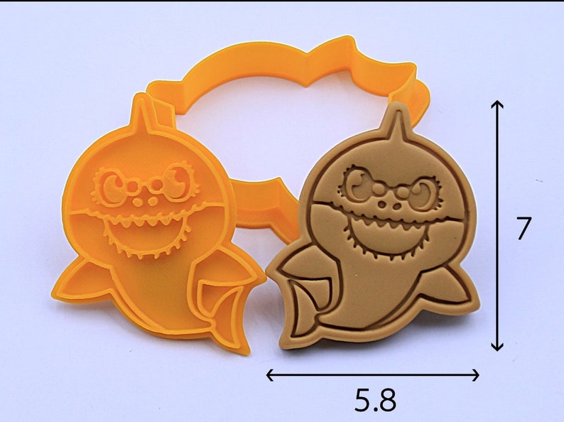 Baby Shark Cookie Cutter - Etsy Australia