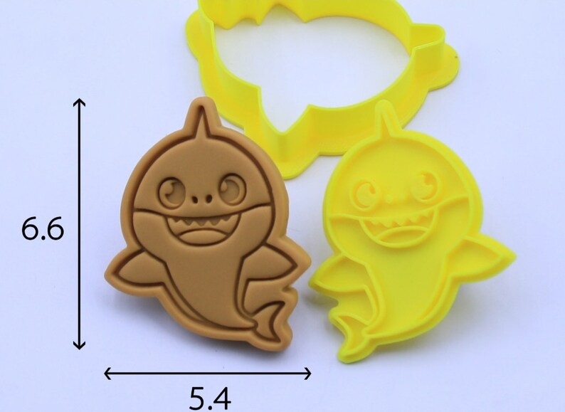 Baby Shark Cookie Cutter - Etsy Australia