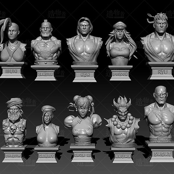 Street Fighter Stl - Etsy