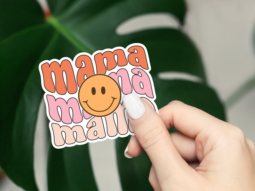Mama Sticker, Water Bottle Sticker, Laptop Sticker, Waterproof Stickers ...