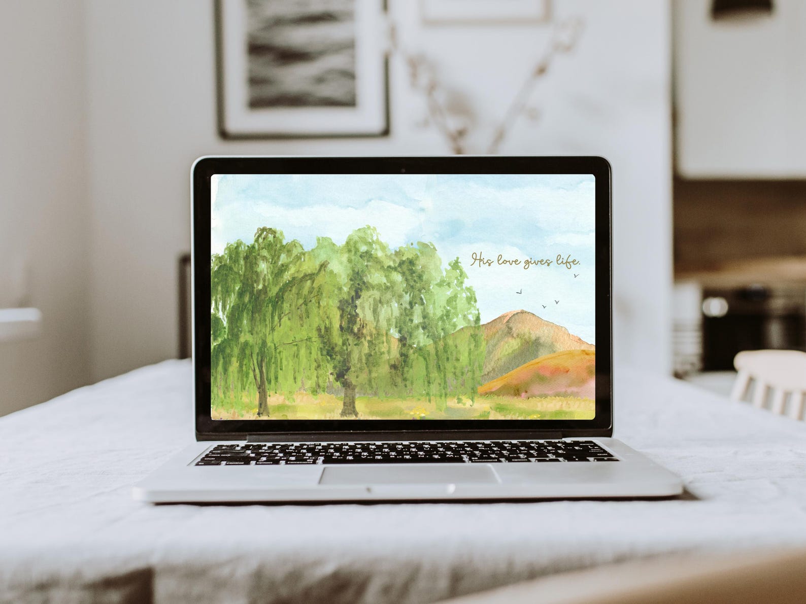 Watercolor Bible Verse Desktop Wallpapers (set of 2) - Etsy