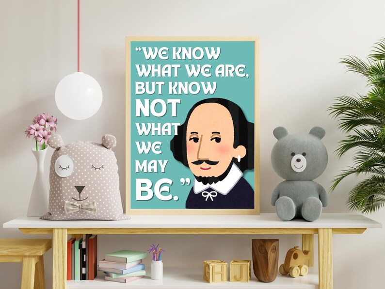 Shakespeare Quote Poster for Classroom - Etsy