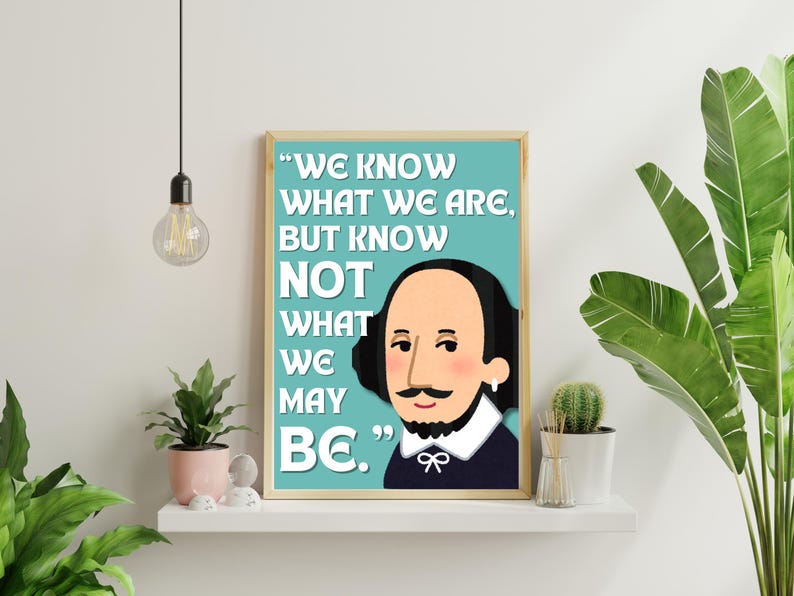 Shakespeare Quote Poster for Classroom - Etsy