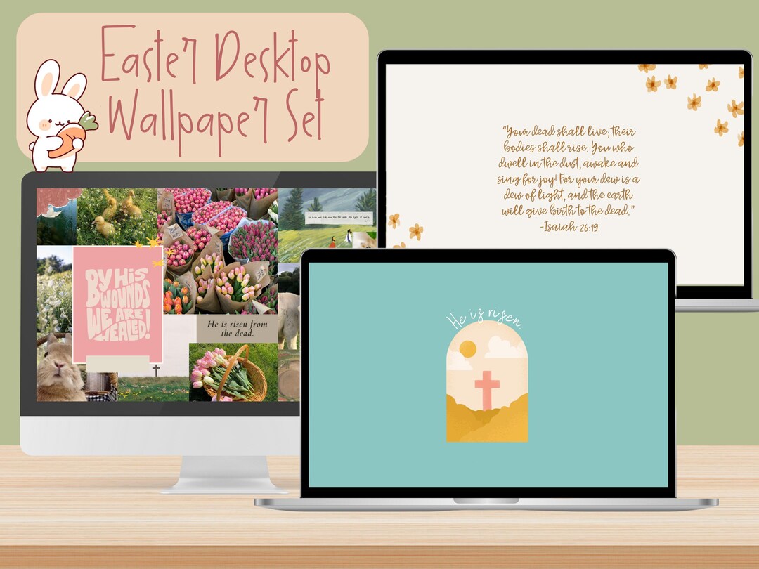 Easter/spring Desktop Wallpaper Pack - Etsy