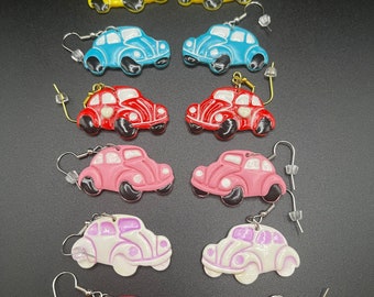 Vw Clay Earrings - Etsy