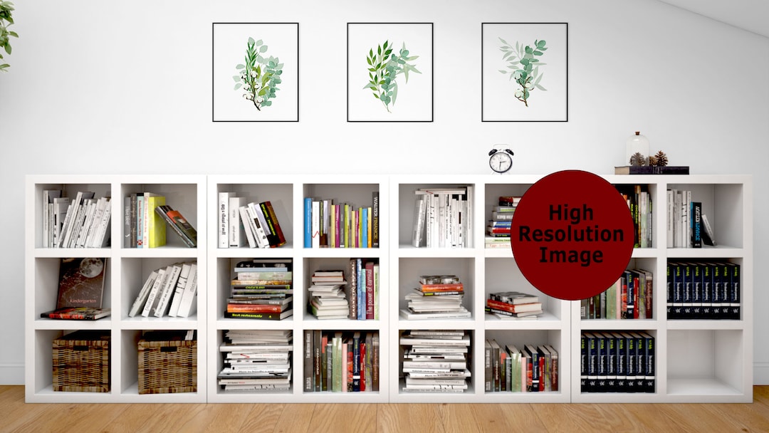 Virtual Bookshelf for Zoom Backgrounds, Book Shelf Background, Bookcase ...