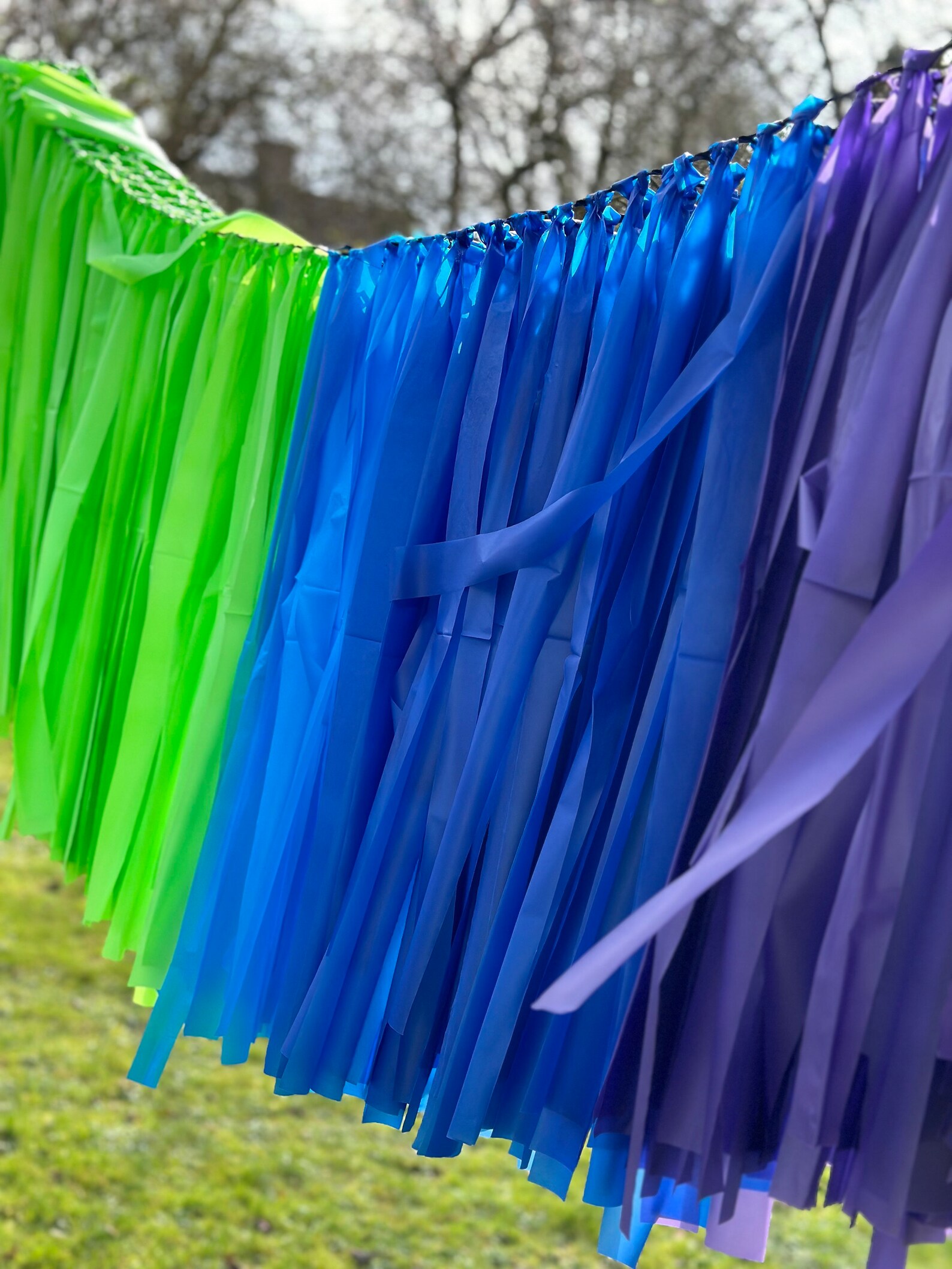 Streamer Fringe Garland - Etsy UK