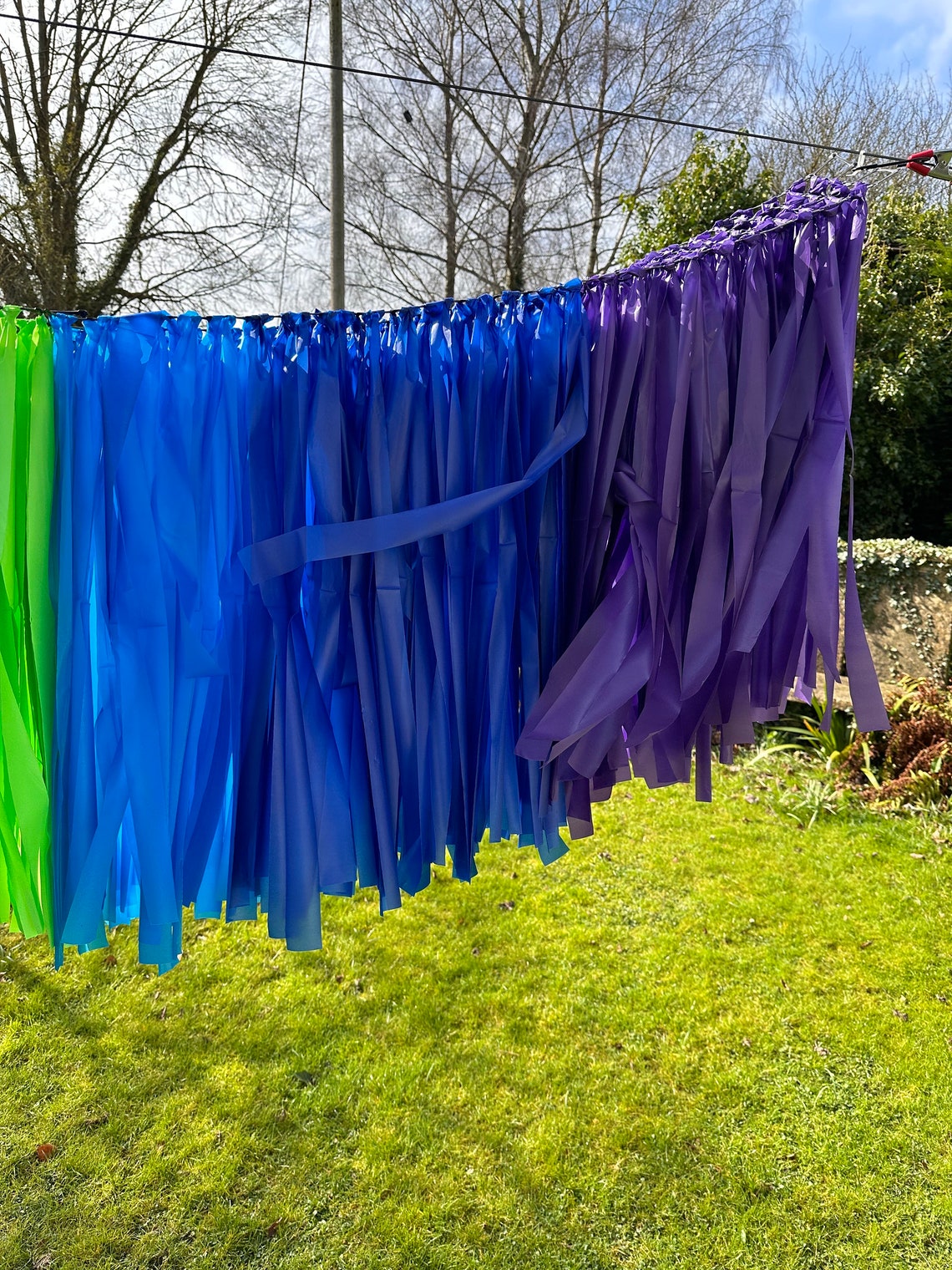 Streamer Fringe Garland - Etsy UK