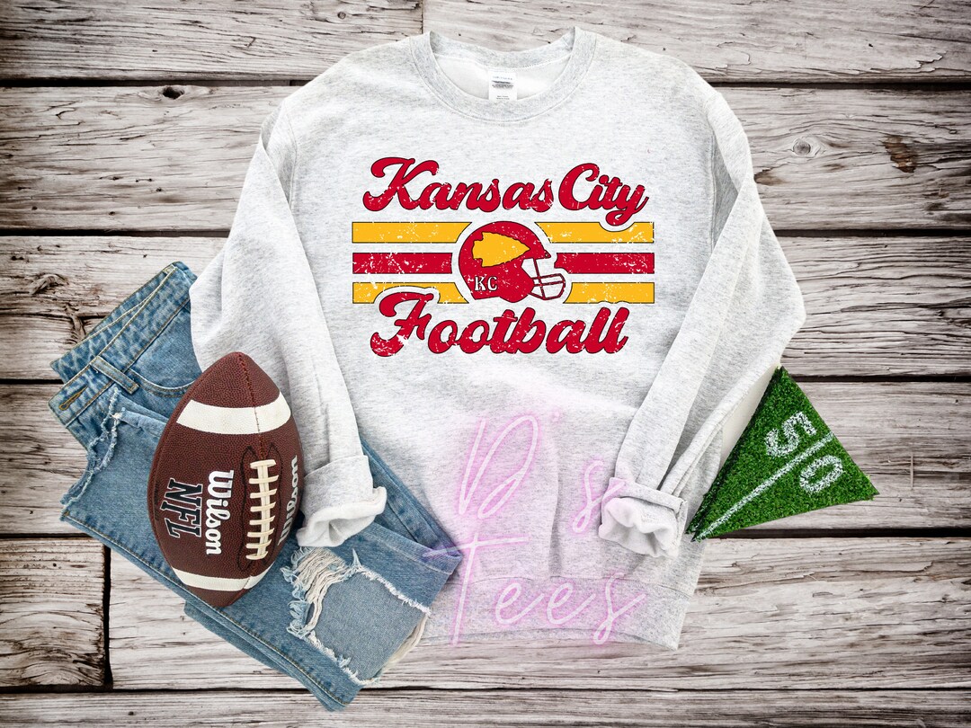 Kansas City Football Sweater // Kc Chiefs Sweater // Game Day Sweater ...