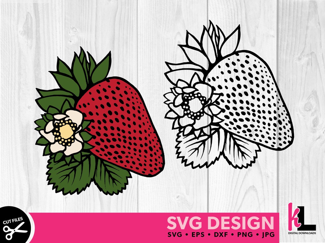 Strawberry SVG, Strawberries Svg, Layered Flower SVG, Svg Files for ...