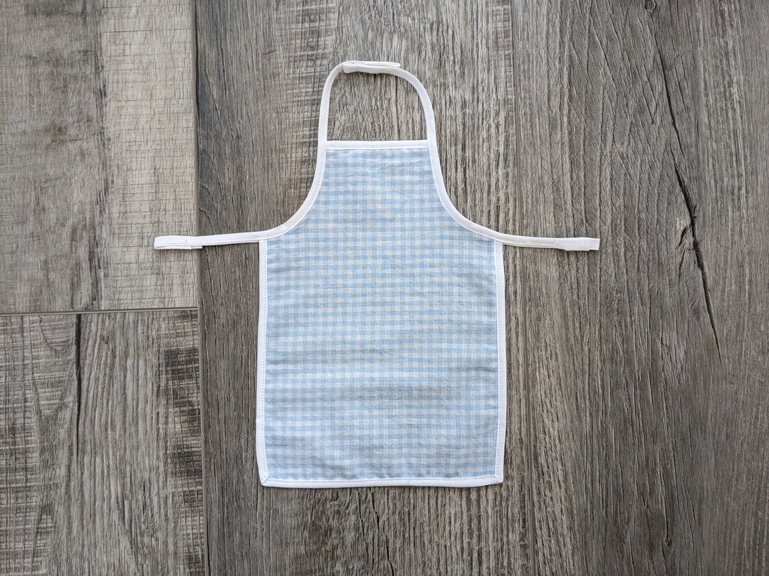 Blue Gingham Apron for 18 Inch American Girl Doll - Etsy