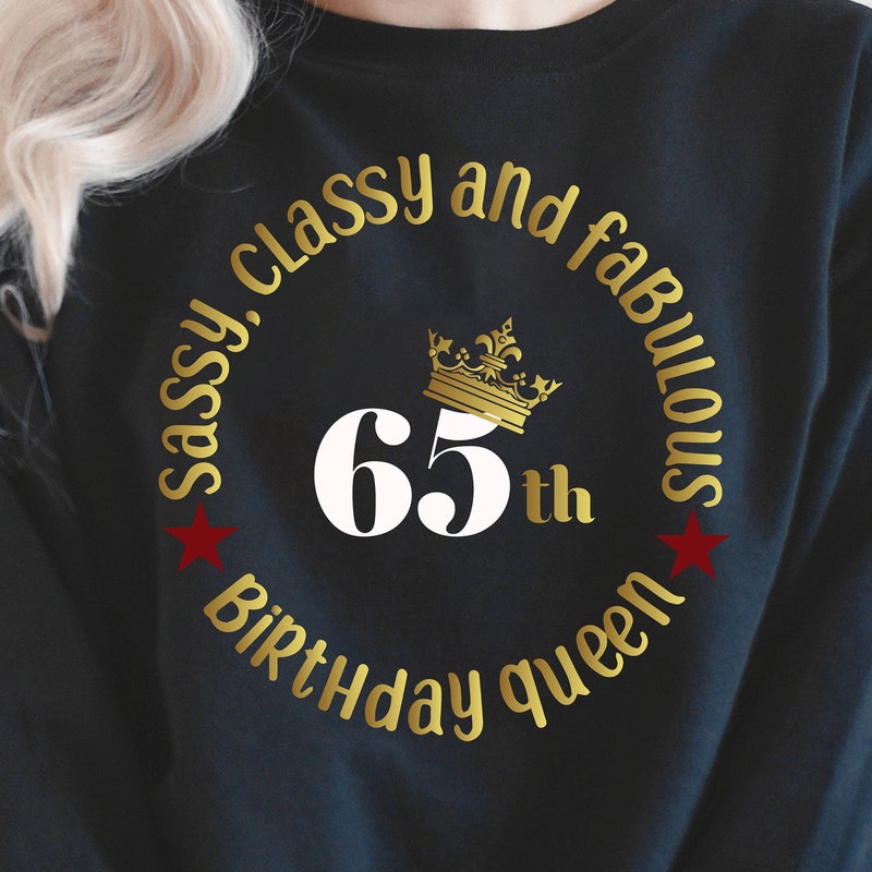 65th Birthday Svg - Etsy