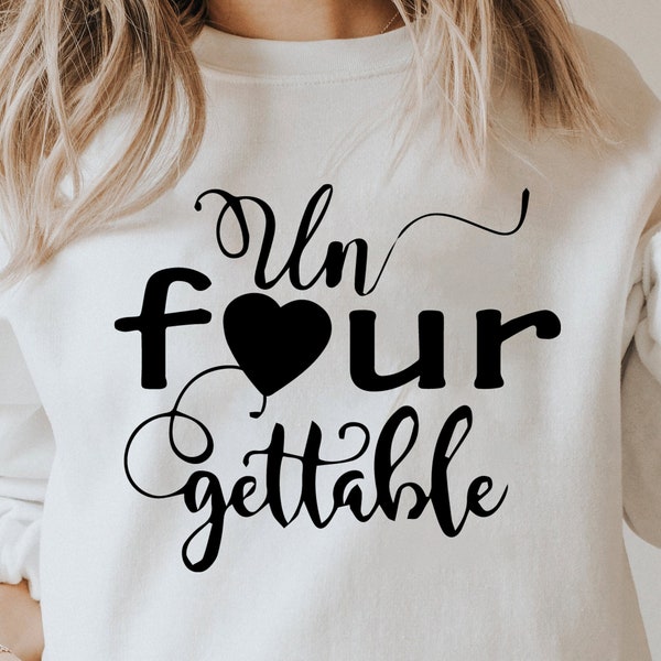 Un Four Gettable Svg - Etsy