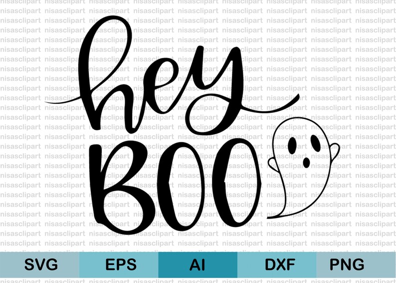Hey Boo Svg/ghost Svg/halloween Shirt Svg/trick or Treat - Etsy