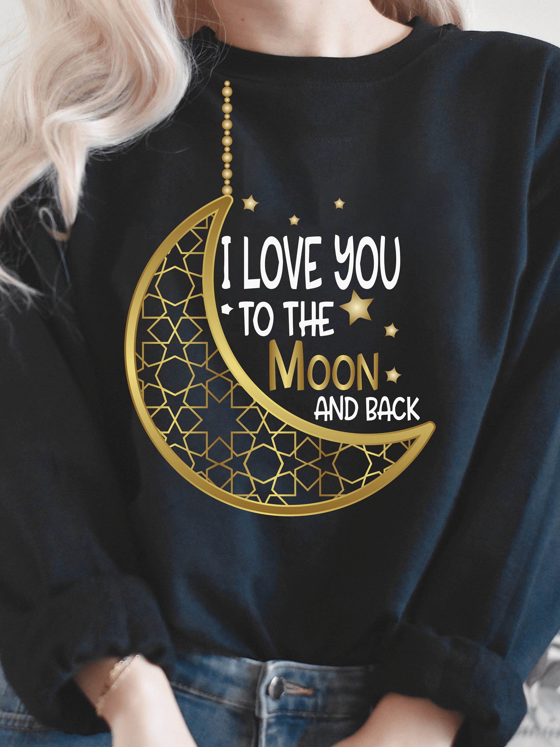 I Love You Svgto the Moon and Back Svgvalentines Day - Etsy