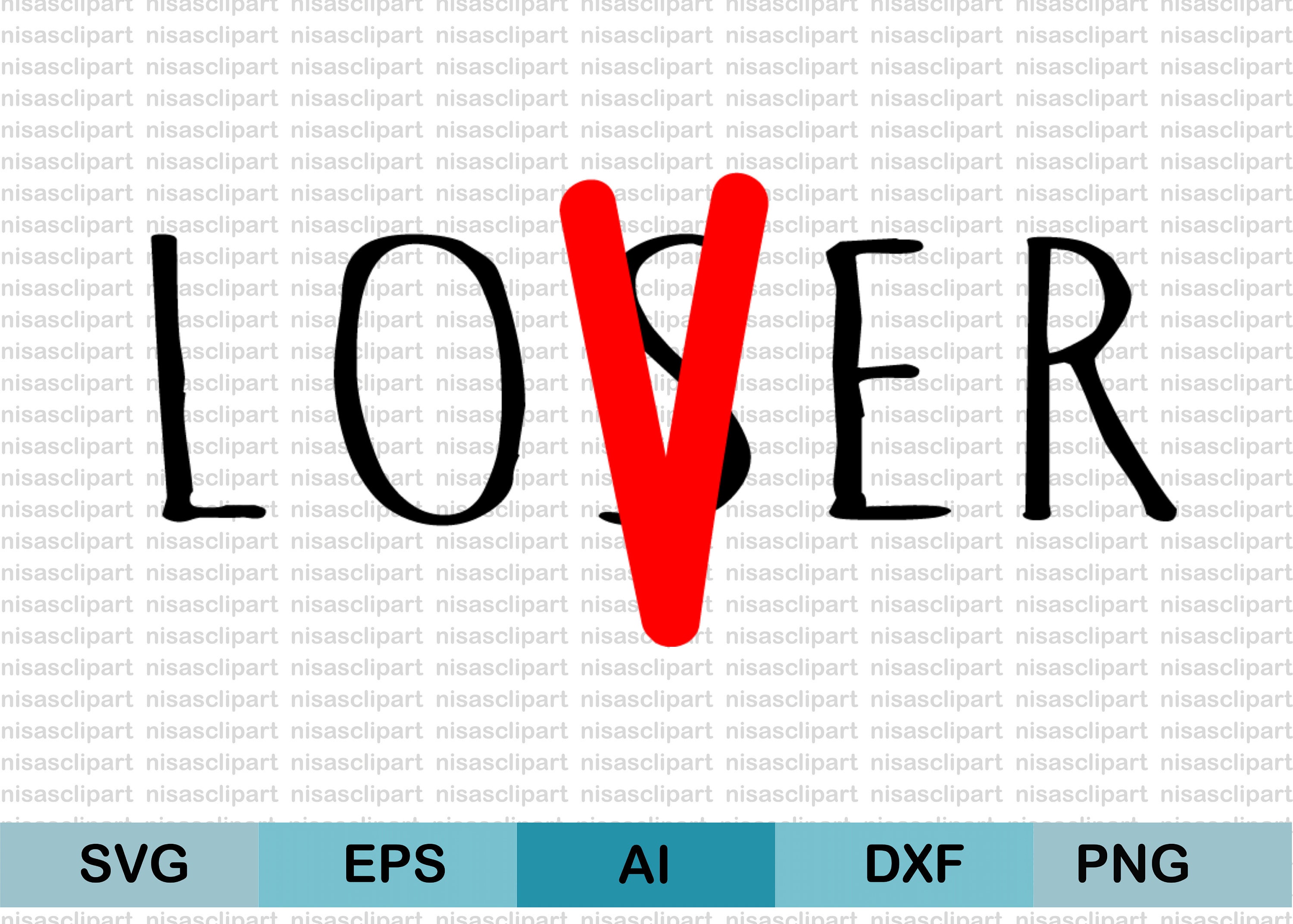 Loser Lover SVG/Horror Movie Svg/Lover Svg/Loser Svg | Etsy