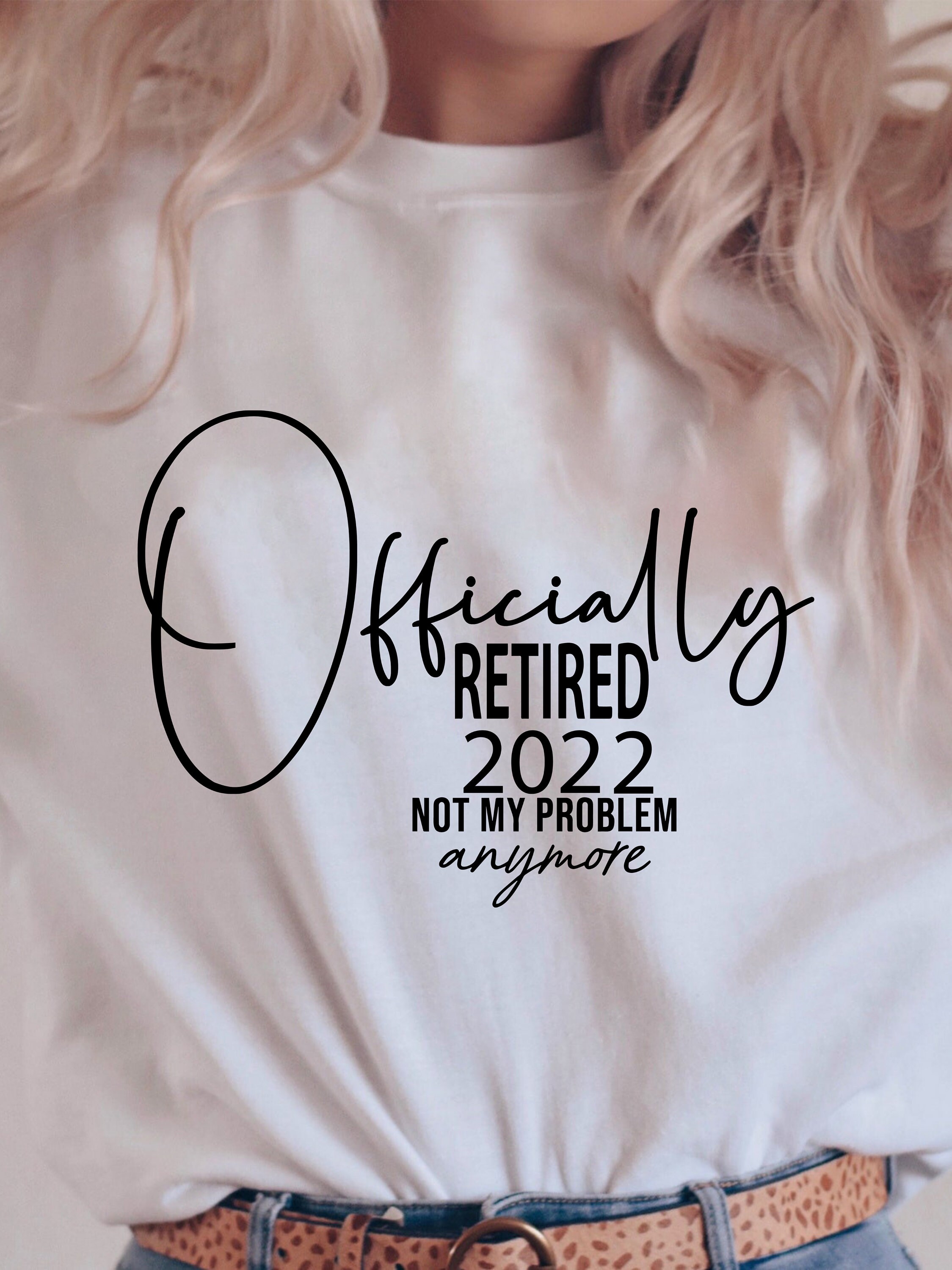 Retired SVG Retirement SVG Officially Retired SVG Not My - Etsy