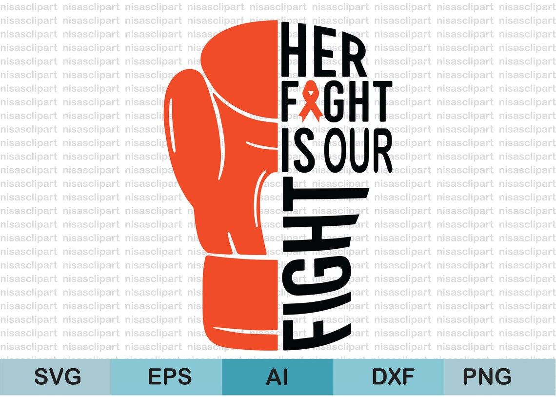 Leukemia Cancer Svg Leukemia Awareness Svg Orange Ribbon | Etsy